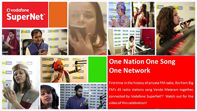 92.7 BIG FM partners with Vodafone for 'One Nation, One Song, One ...