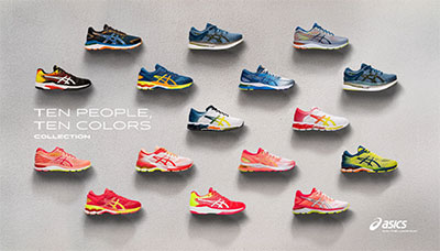 Asics unveils 'Ten People, Ten Colors' campaign - MxMIndia