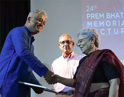 Rajdeep Sardesai presented Prem Bhatia Award for political reporting ...