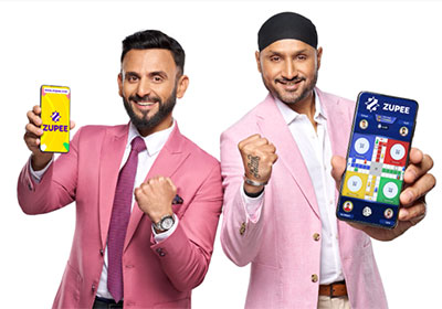 Harbhajan & Jatin Sapru campaign for Zupee gaming - MxMIndia